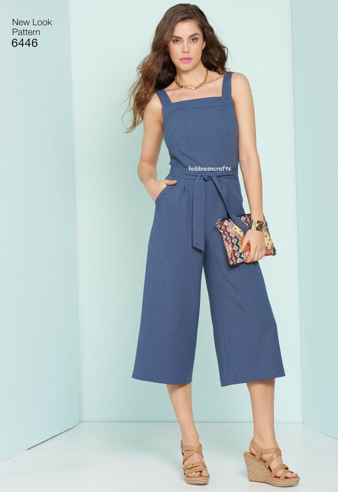NEW LOOK 6446 MISSES' JUMPSUITS & DRESSES Sewing pattern Sizes 6 - 18 ...