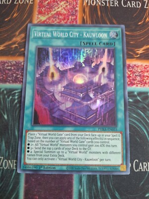Yu-Gi-Oh! TCG Virtual World City - Kauwloon PHRA-EN055 Super Rare 1st ...