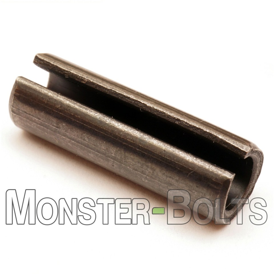 M3 Metric Spring Pins Type, Slotted Heavy Duty Carbon Steel, ISO 8752 ...