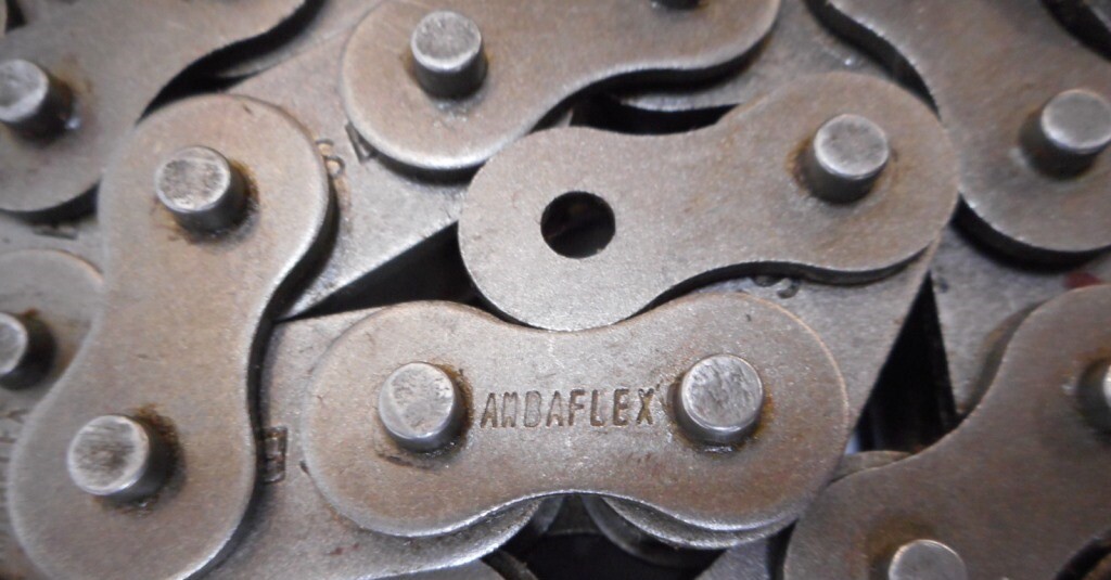 AMBAFLEX ROLLER CHAIN, #60, 10 FT LONG, 3/4" PITCH, 1/2" ROLLER WIDTH ...