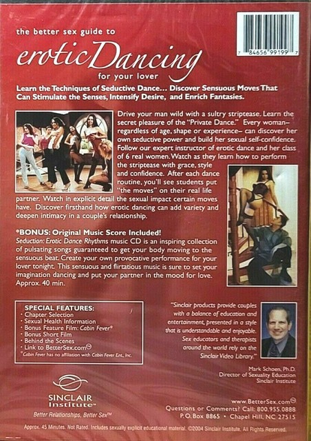 The Better Sex Guide to Erotic Dancing for Your Lover Sinclair ...