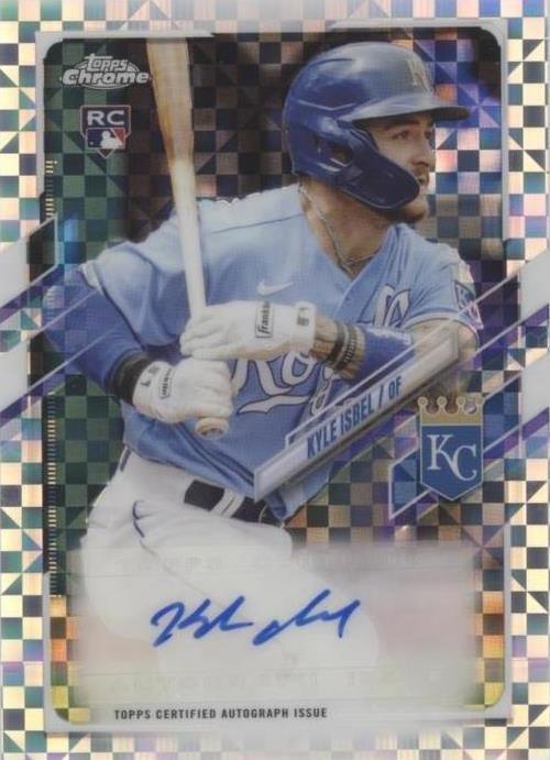 2021 Topps Chrome Update Series - Target Chrome Autographs Kyle Isbel # ...