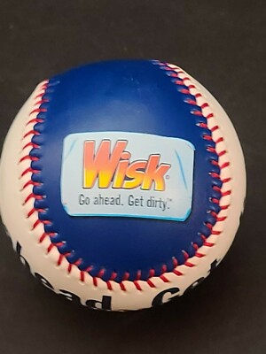 WISK Laundry Detergent Advertising Promo BASEBALL "Go Ahead Get Dirty ...