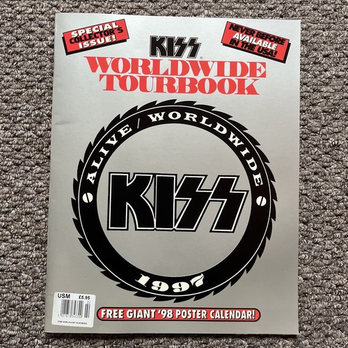 Autographed Kiss Worldwide Tour Book 1997 With ‘98 Poster Calendar ...