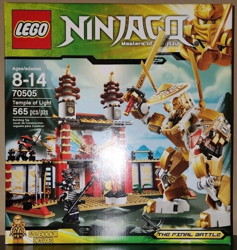 LEGO NINJAGO: Temple of Light (70505) w/Golden Ninja Lloyd Mech ...