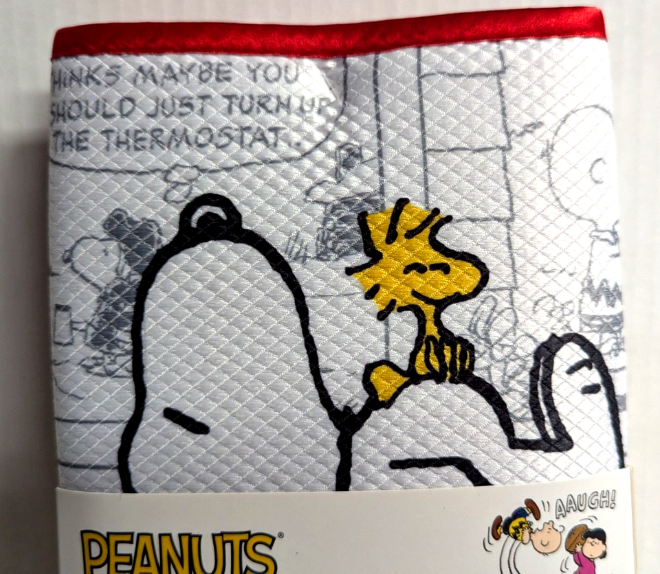 Peanuts Snoopy 2-pk Dish Drying Mats Cartoon Sketch 16 x 18-in Kitchen ...
