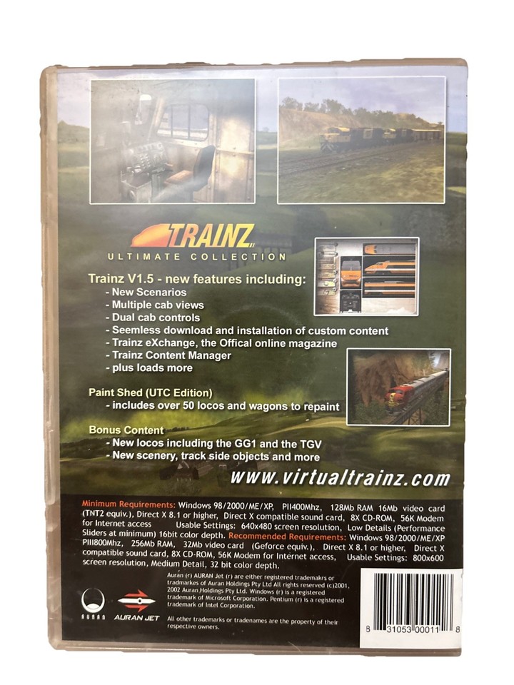 Trainz..Ultimate Collection , Windows CD-ROM Railroad Simulator | eBay
