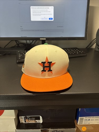 Houston Astros Premium Goods "JUICE BOX " New Era 59FIFTY Hat Size 7 1/ ...