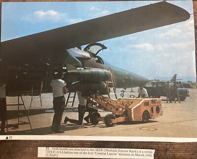 Book Clipping Photo 428th TFS F-111A Combat Lancer Mission 1968 | eBay
