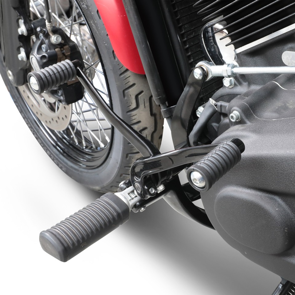 Black Forward Controls Kits Fit For Harley Softail Standard Low Rider FXBB 18-25 | eBay