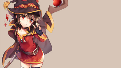 Anime girls megumin witch hat kono subarashii sekai ni Playmat Game Mat ...