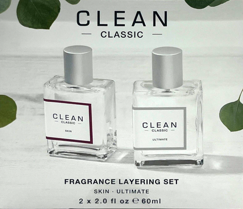 CLEAN CLASSIC SKIN / ULTIMATE 2 PCS SET FOR WOMEN EDP SPRAY 2.0 Oz / 60 ...