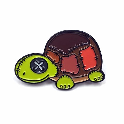 Turtle Enamel Pin for Fitted Hats, Pin for Kids, Cute Enamel Pin, Funny ...