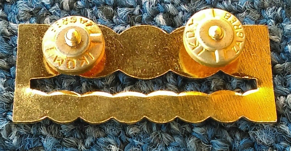 Croatian Army, CROATIAN GROUND FORCES RANKS INSIGNIA, vintage metal ...