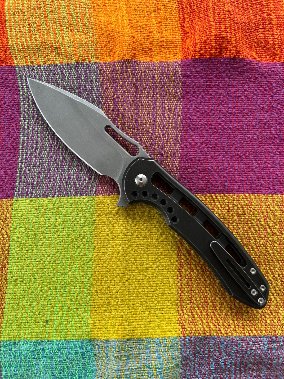 Ferrum Forge Fortis 2.0 1st Prod Run S35VN SW Blade Gray/Black Titanium ...