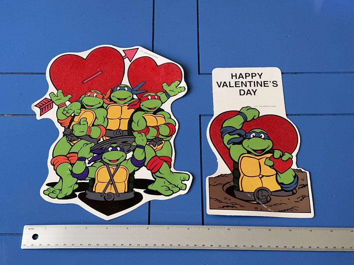 Teenage Mutant Ninja Turtles Valentine Cards