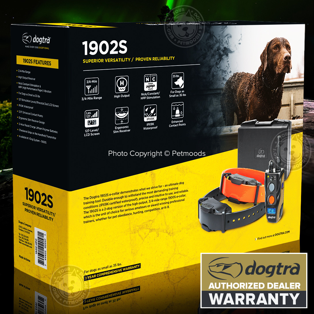 Dogtra 1902S Remote Trainer IPX9K e-Collar 3/4-mile range 2-Dog System | eBay