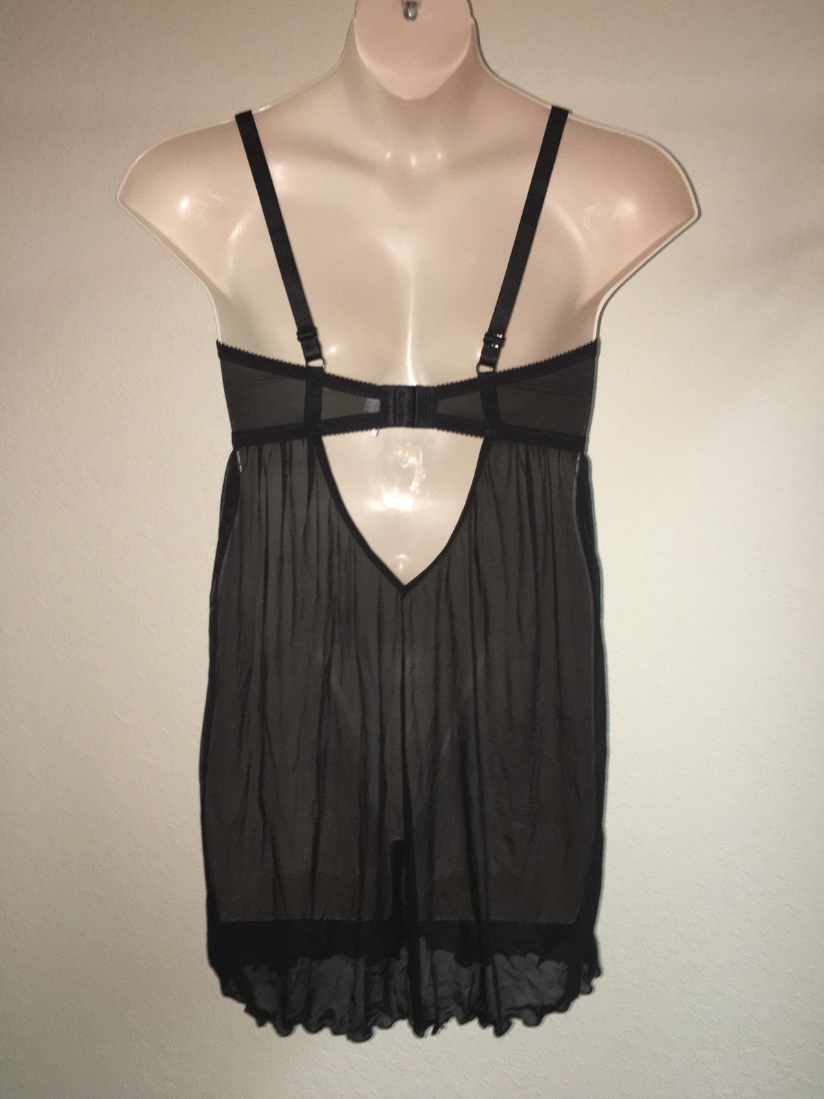 Parfait by Affinitas Babydoll UK Sizes D Thru G Underwire Black 2309 ...
