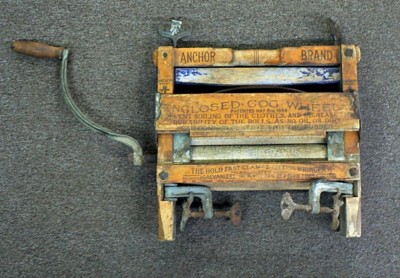 Clothing Wringers - Antique Wooden Wringer