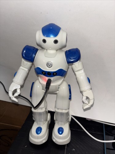 Humanoid Toy Robot 14-inch, Works! Cord For Charging | eBay