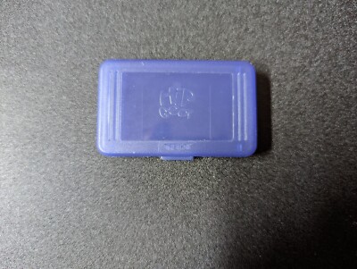 Game Boy Advance GBA Game Case Cartridge Dust Cover Box Blue Vintage | eBay