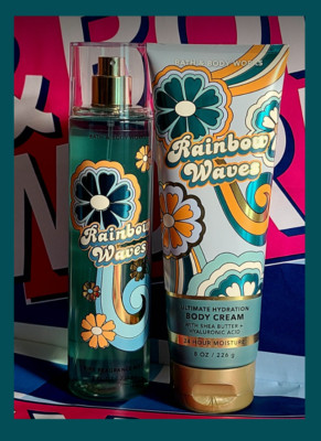 BATH & BODY WORKS RAINBOW WAVES BODY MIST & ULTIMATE HYDRATION BODY ...