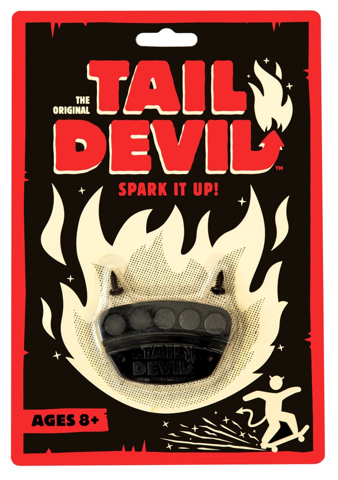 Tail Devil skateboard spark plate | Sparks for your board | Spark it Up ...