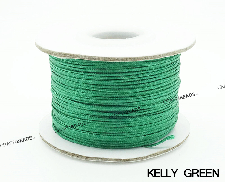 0.8mm Chinese Knot Nylon Cord Shamballa Macrame Beading Kumihimo String ...