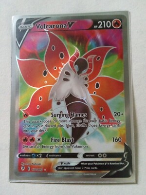 Pokémon TCG Volcarona V Evolving Skies 170/203 Holo Ultra Rare | eBay