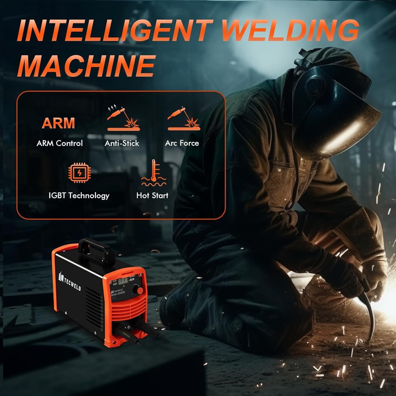 200A IGBT Inverter Welding Machine - Dual Voltage 110V/220V & 240V ...
