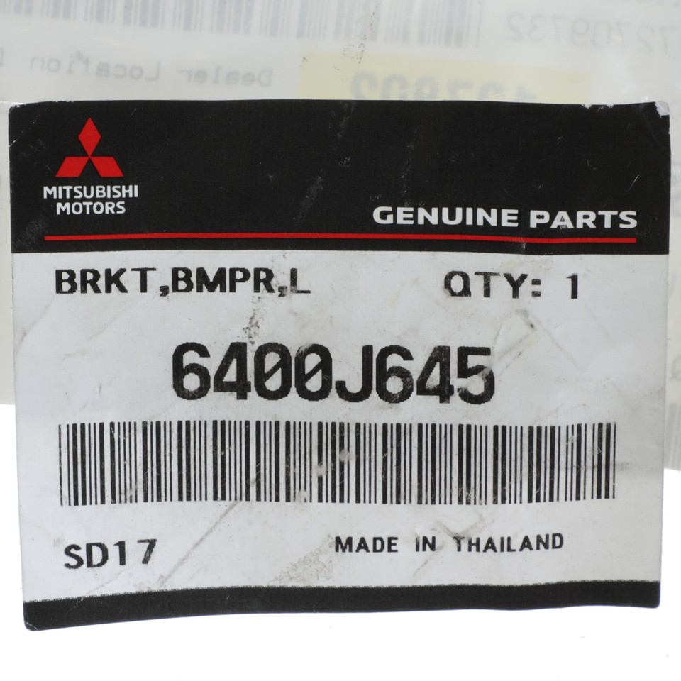 2021-2024 Mitsubishi Mirage MirageG4 Front Bumper Side Retainer ...