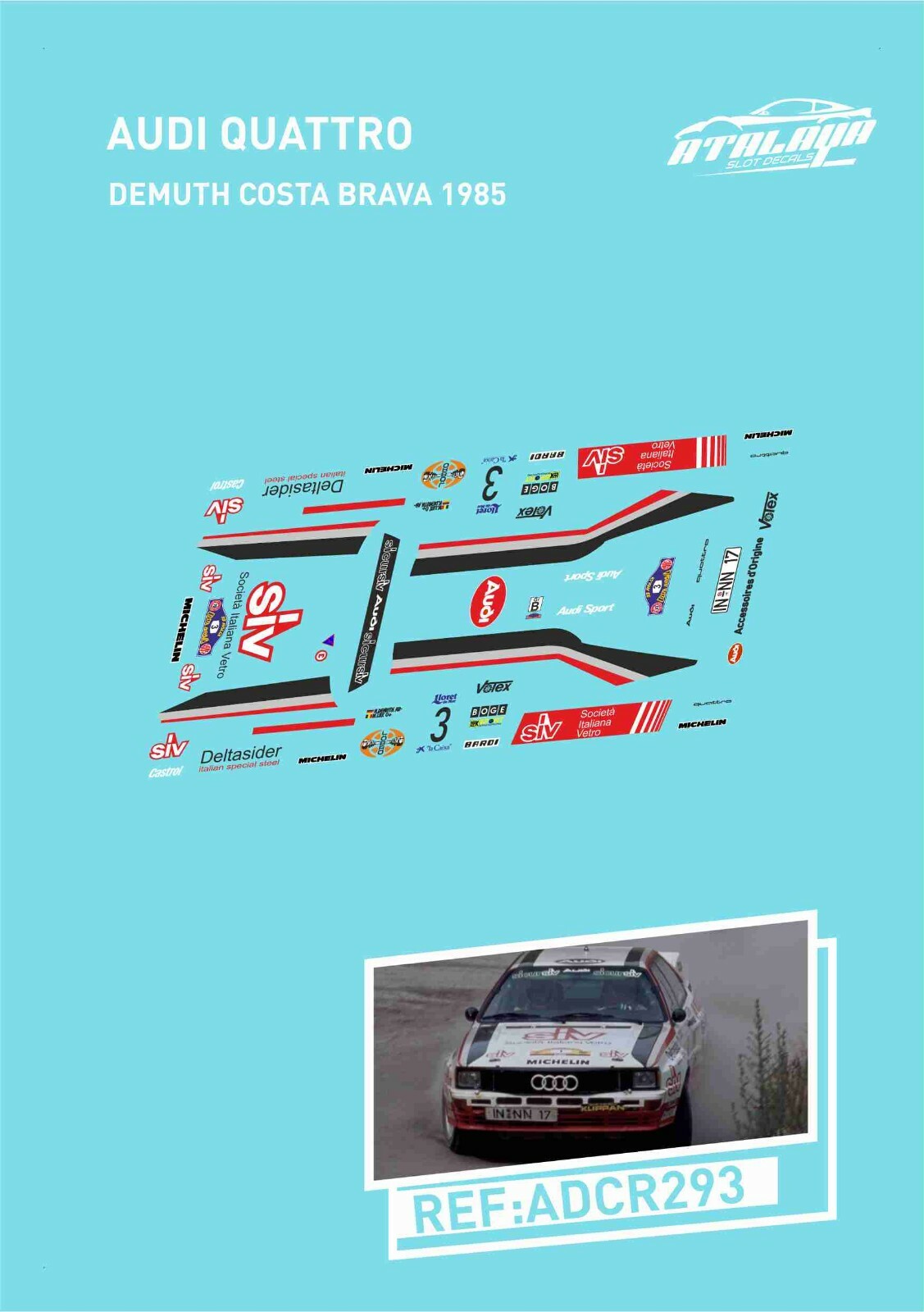 CALCAS AUDI QUATTRO DEMUTH COSTA BRAVA 1985 | eBay.de