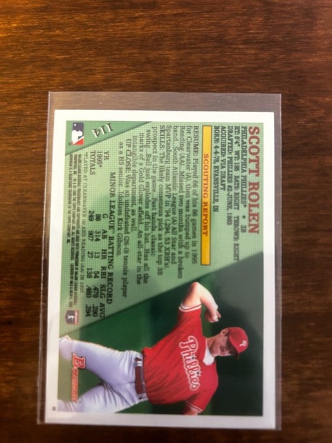 1996 Bowman - #114 Scott Rolen (RC) for sale online | eBay