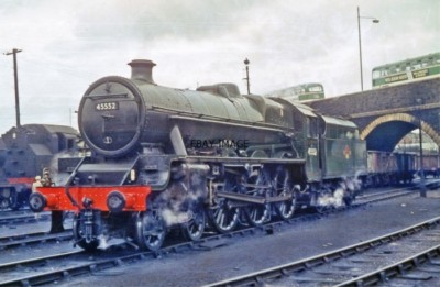 PHOTO LMS LOCO NO 45552 AT 82E 6 OCT 1963 | eBay