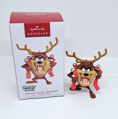 2022 Hallmark Keepsake Ornament - TAZ Santa's Extra Reindeer Looney ...