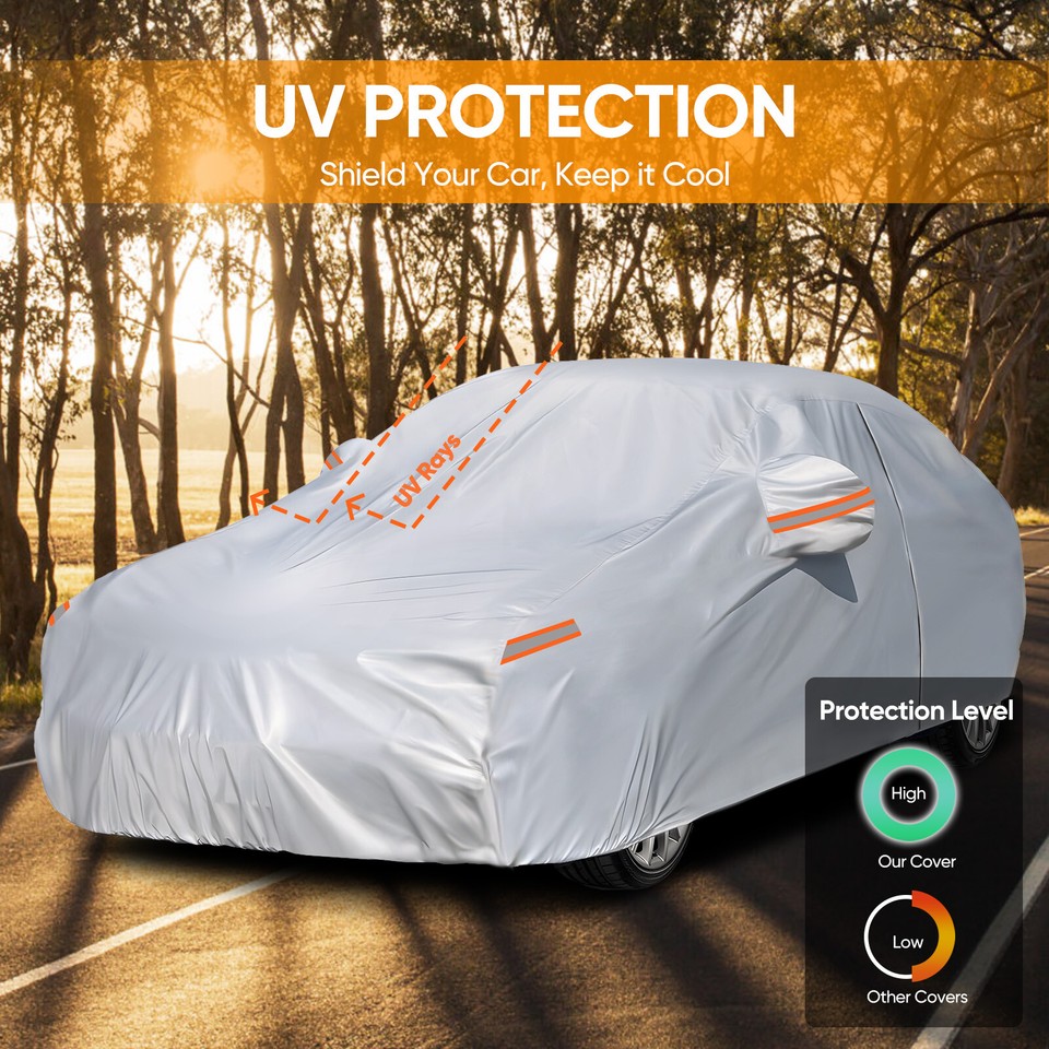 Car Cover Waterproof Outdoor UV Resistant For Mercedes-Benz E350 E500 E ...
