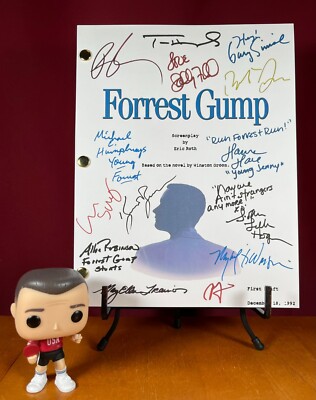 Forrest Gump Script Signed- Autograph Reprints- 131 Pages- Tom Hanks | eBay