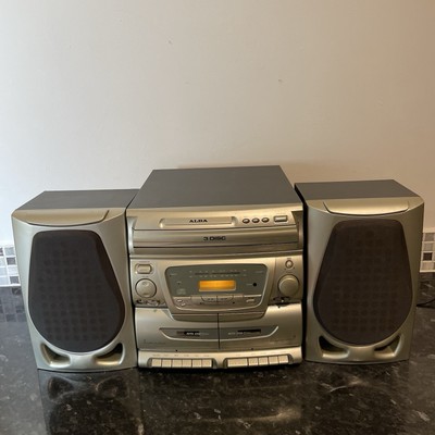 Alba 3050 Mini System • Radio Cassette 3 Disc CD Changer Stereo With ...