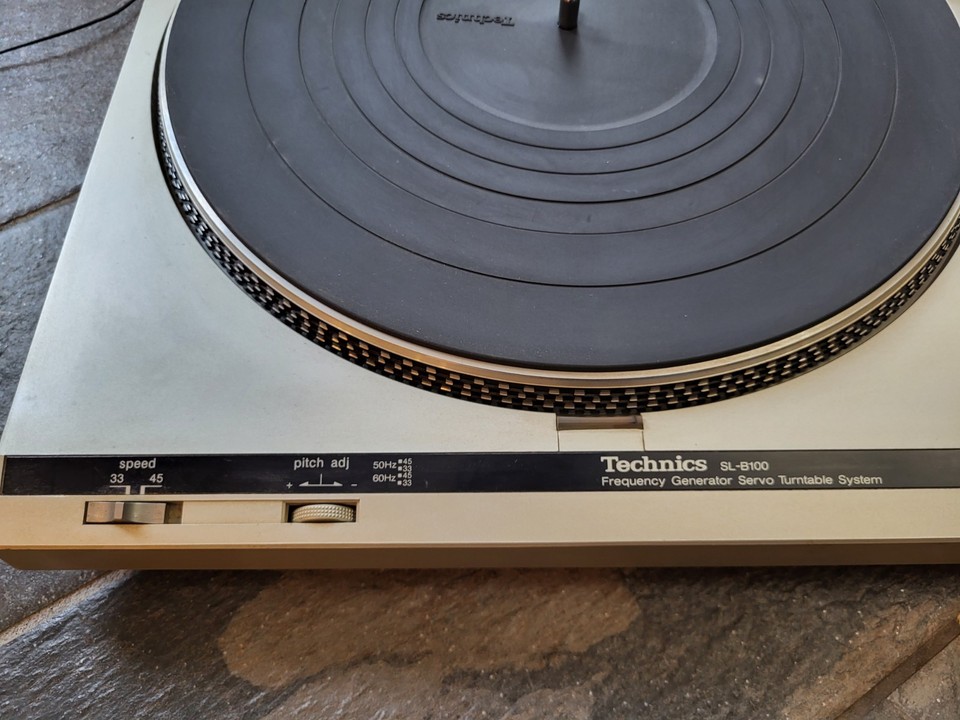 Technics SL-B100 Belt Drive Frequency Generator Servo Turntable Cover ...