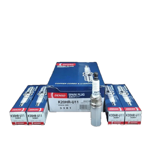 4x Genuine Denso Spark Plug K20HR-U11 Fit For Toyota BMW Jeep Subaru ...