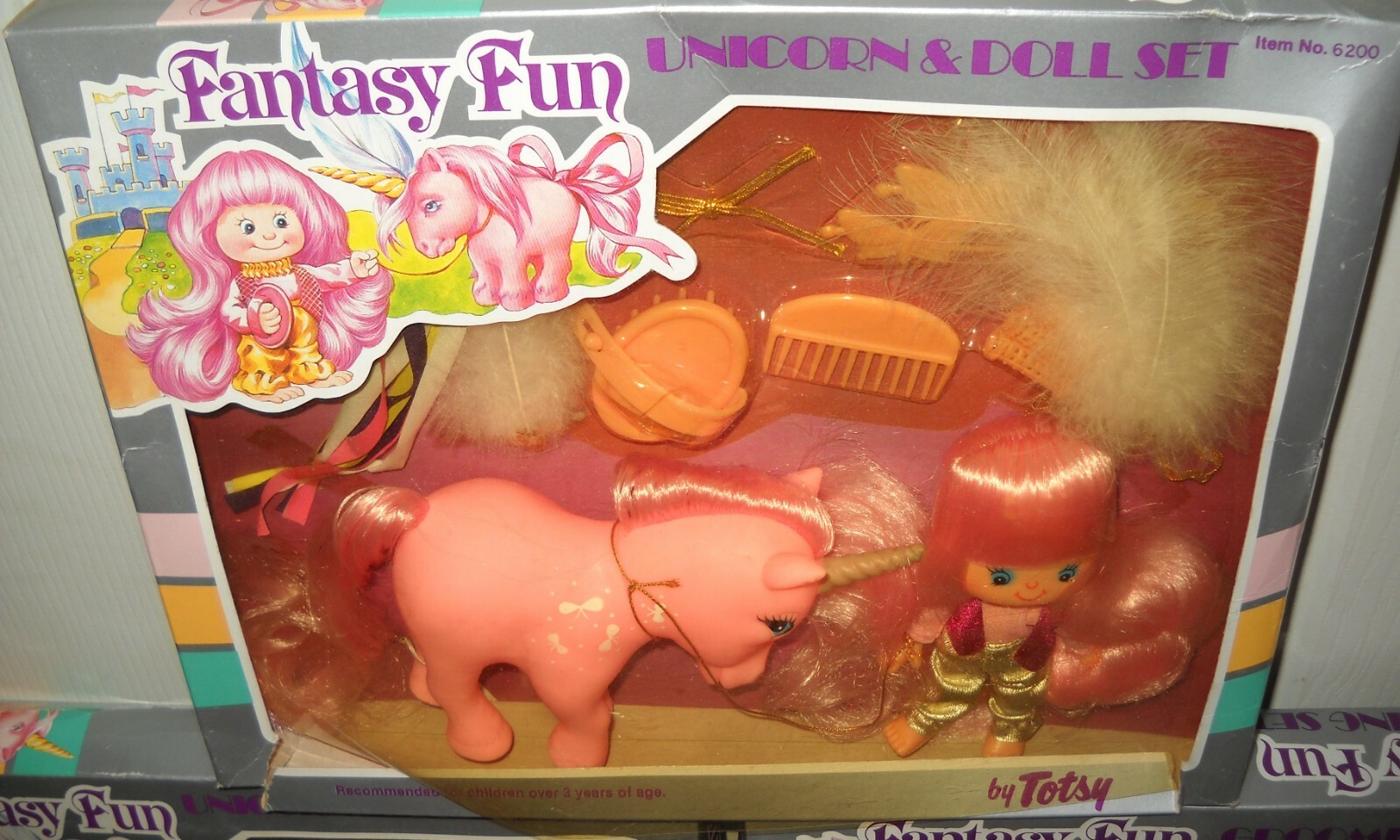 #10113 RARE NIB VIntage Totsy 3 Fantasy Fun Grooming Sets with Doll ...
