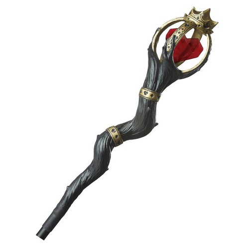 63" Adult Queen Of Hearts Evil Witch Staff Halloween Costume Accessory ...