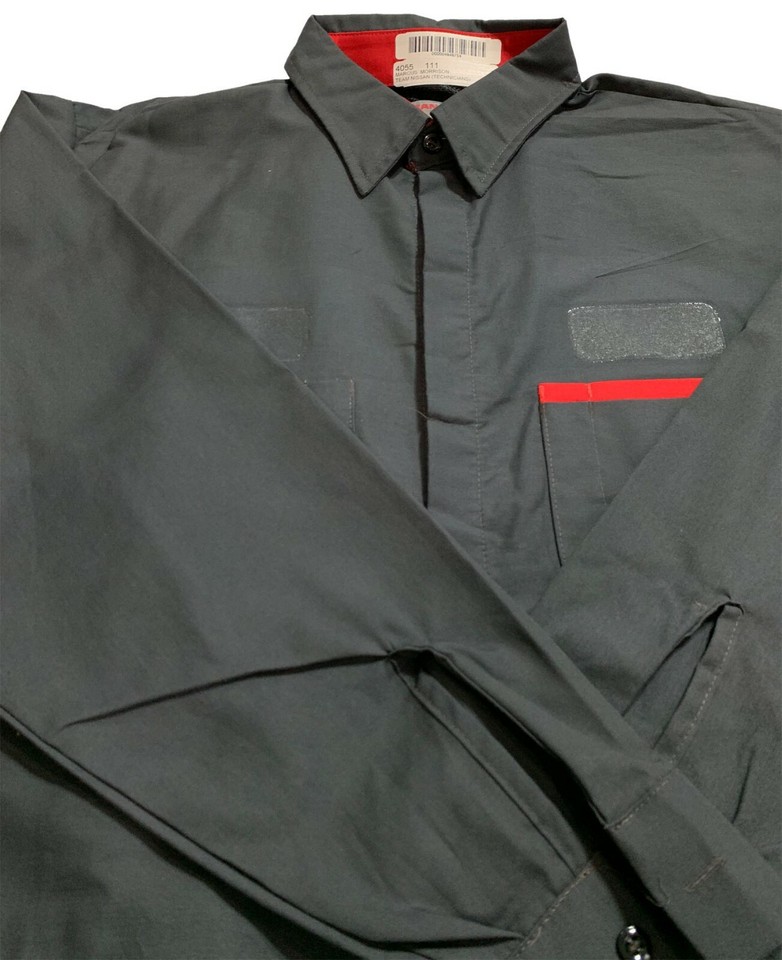 Red Kap Work Shirt Specialty Auto Mechanic Technician Uniform | eBay