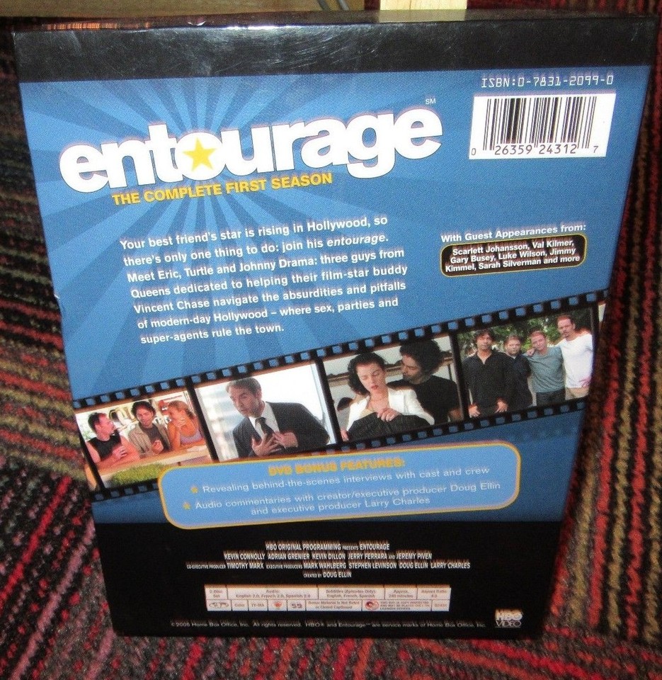 ENTOURAGE: PICK A SEASON DVD SET, ERIC,TURTLE, JOHNNY ALL EPISODES ...