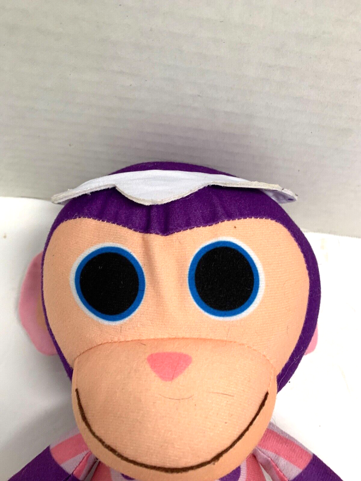 Wonder Park Plush Monkey Chimp Purple Pink 2019 11 in Tall Princess ...