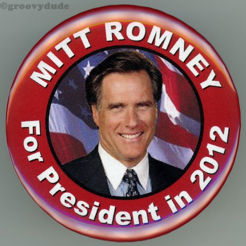 Mitt Romney President 2012 GOP Republican Political Campaign Pin ...