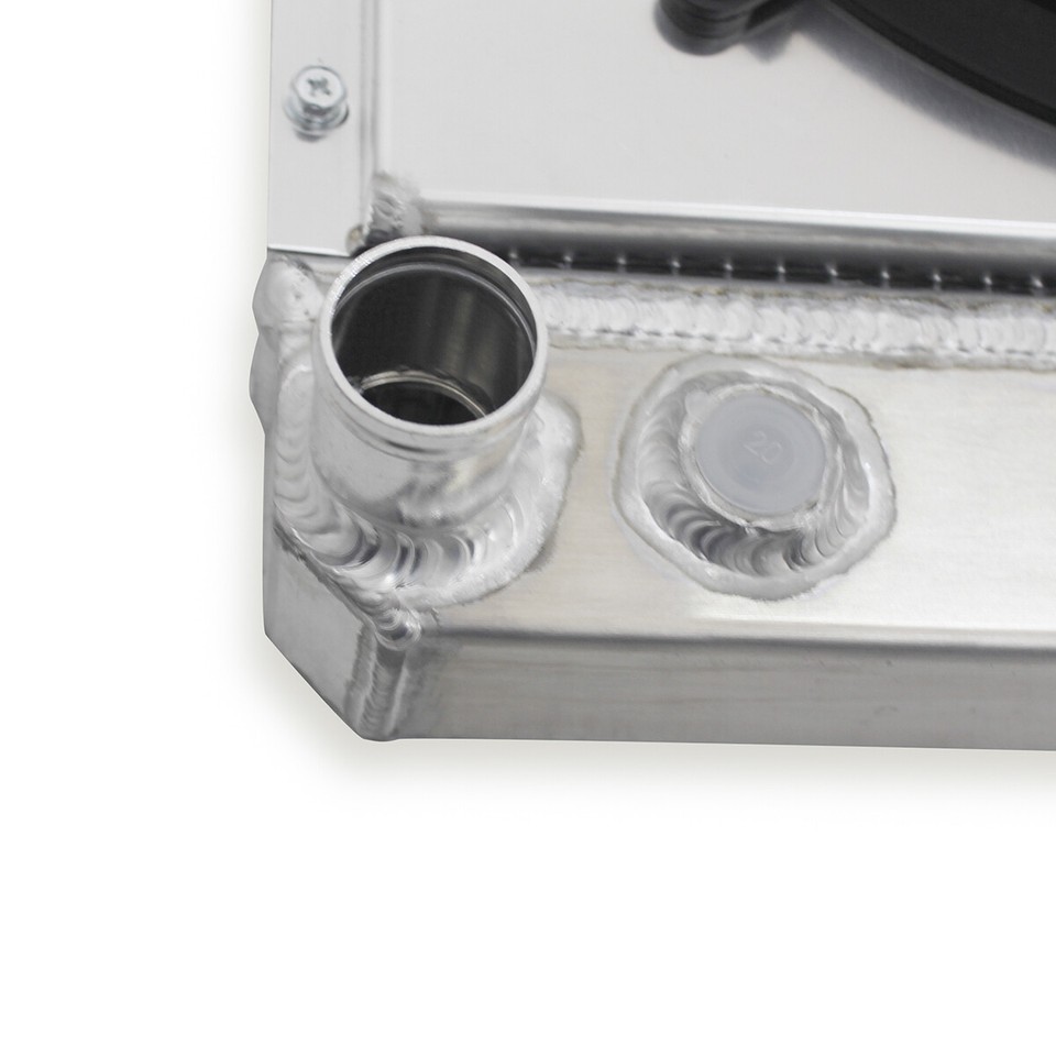 4 Row Aluminum Radiator With 2Fan For 1986-2005 Chevy S10 LS Swap 26.3 ...