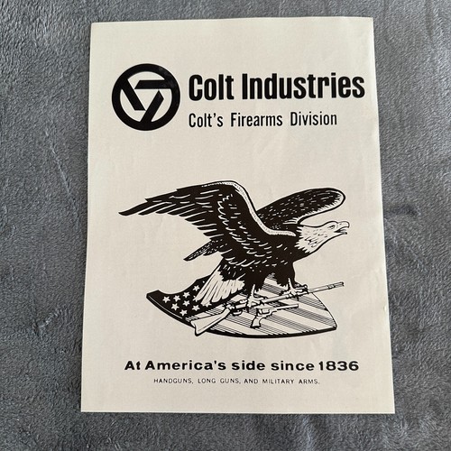 Colt Industries Firearms Division USA Eagle Rifle Shield Vintage Print ...