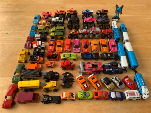 micro machine lot of 92, monster trucks, batman, hot wheels, galoob and ...