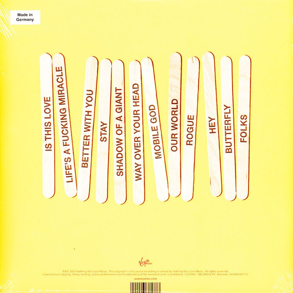 James - Yummy Red Marbled Vinyl Edition (2024 - Original) | eBay